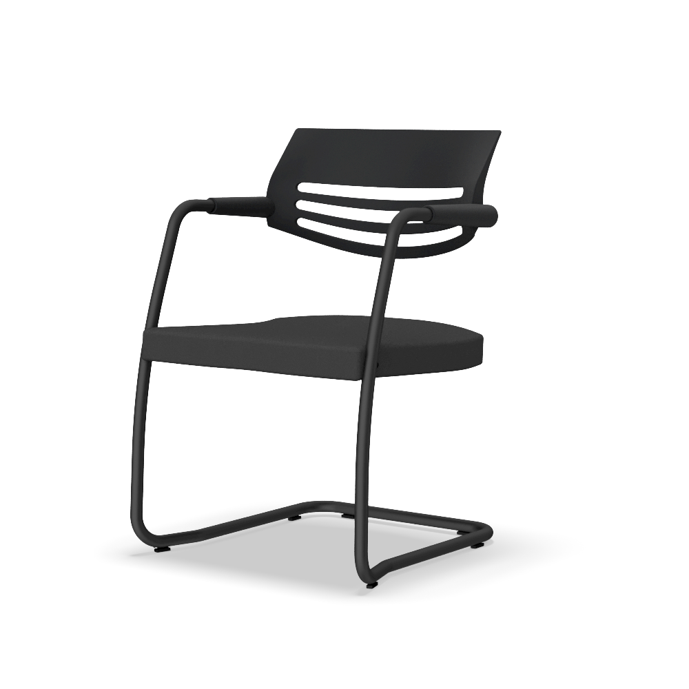 Cantilever chair in plastic - Alba